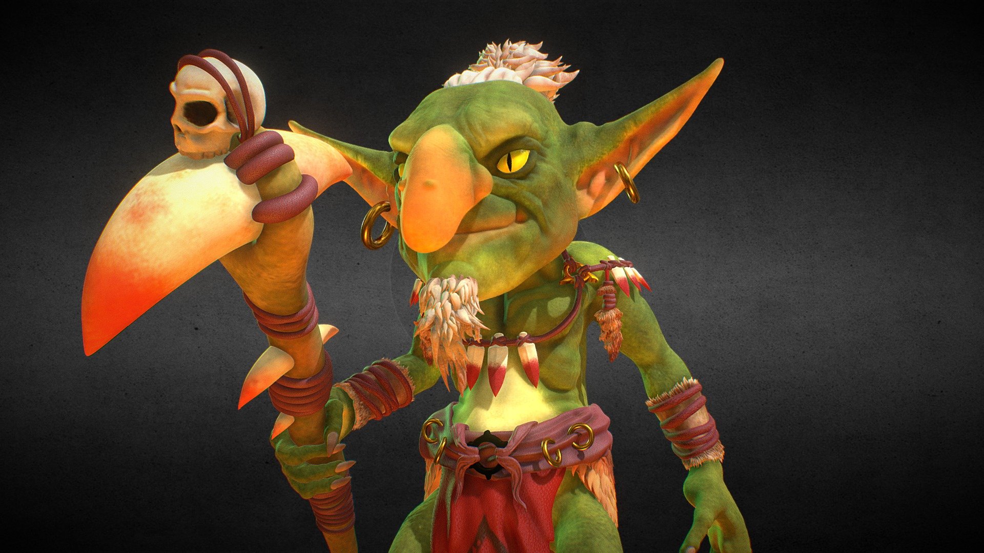 Master Goblin - Stylized Character - Download Free 3D model by Kero.Los ...