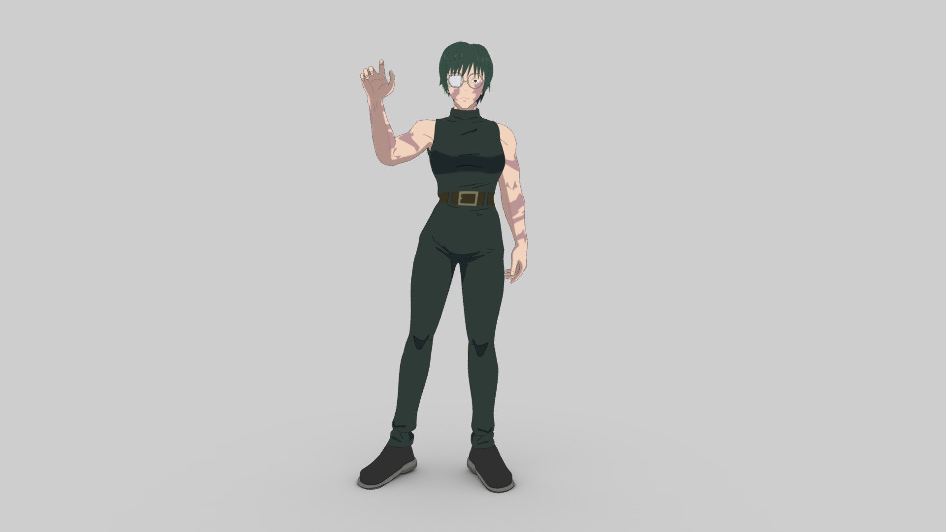 Maki Zenin - jujutsu kaisen - 3D model by Rexy (@Rexyy12) [0fe4720 ...