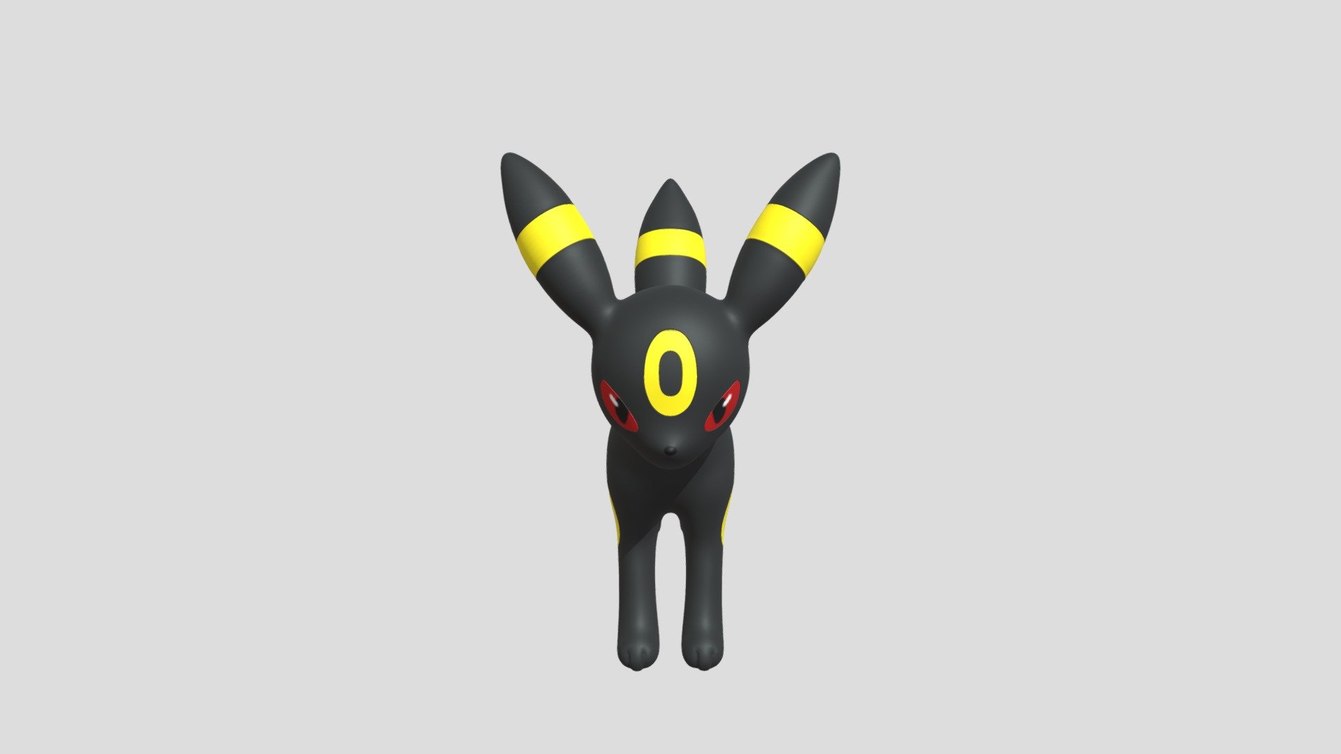 Umbreon - 3D model by Bacon (@baconeverywhere) [0fe4fbb] - Sketchfab