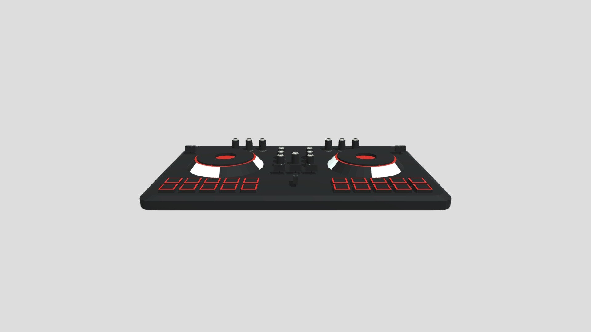 Basic DJ Controller - 3D model by wolfravn [0fe5715] - Sketchfab