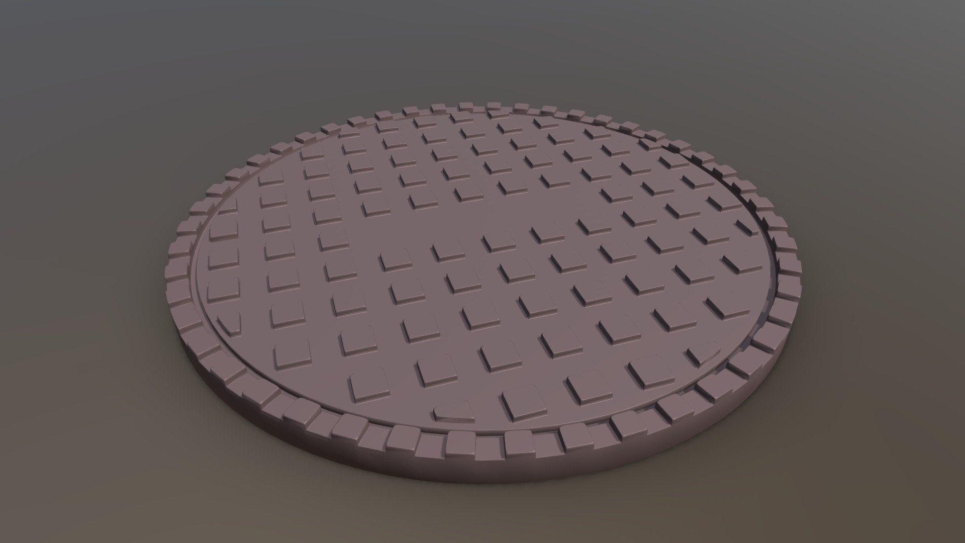 Manhole Cover - Download Free 3D model by nathanielmoore [0fe5d8d ...