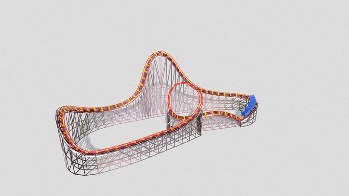 Rollercoaster 3D models - Sketchfab