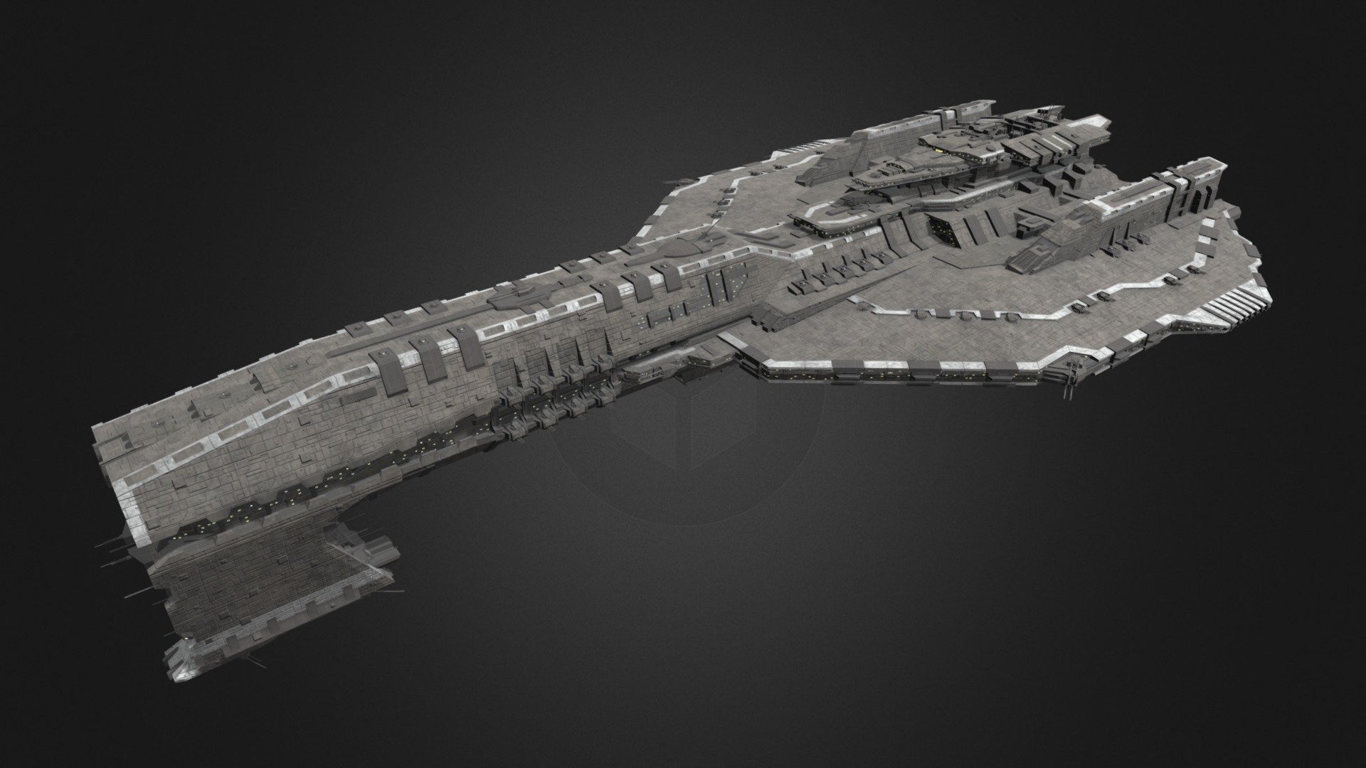 Keldabe Class Battleship - Buy Royalty Free 3D model by Agent_Traitor ...