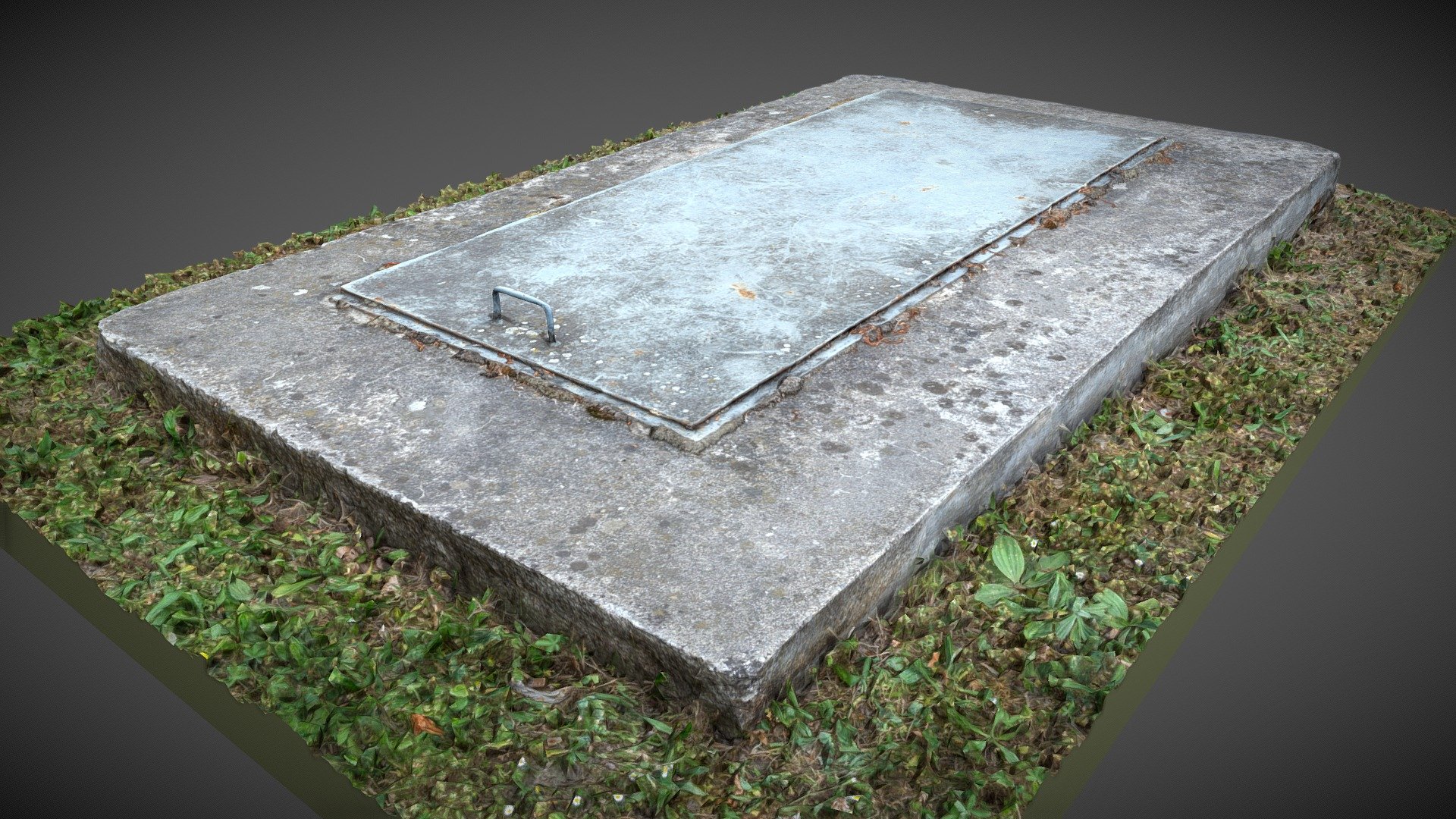 Metal hatch into ground - Buy Royalty Free 3D model by Goromor (@gorllu ...