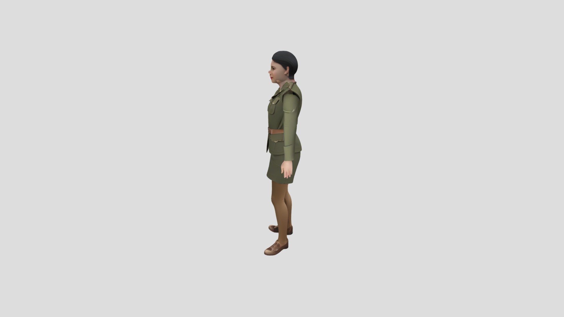 Woman soldier stomping - Download Free 3D model by weakeraustine367 ...