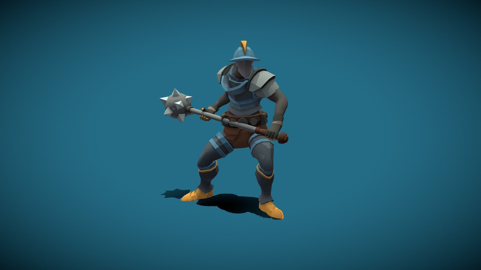 soullike_style_hammerman - 3D model by DexStudio [0fe9434] - Sketchfab