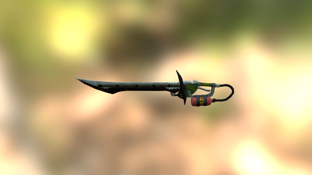 Gasoline Sword - 3D model by fabryguy [0fe9f98] - Sketchfab