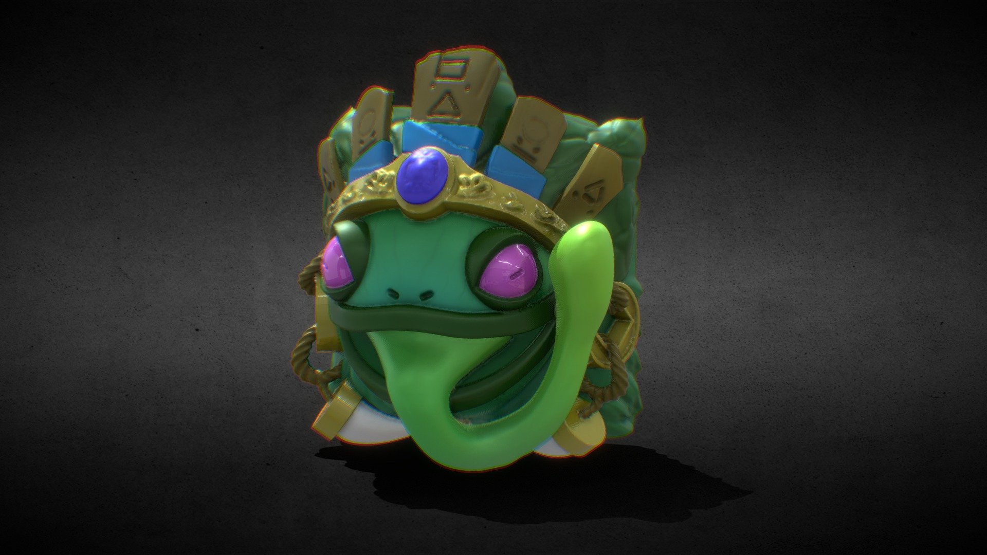 Voodoo Frog - by Bigsby Customs 3D - Buy Royalty Free 3D model by ...