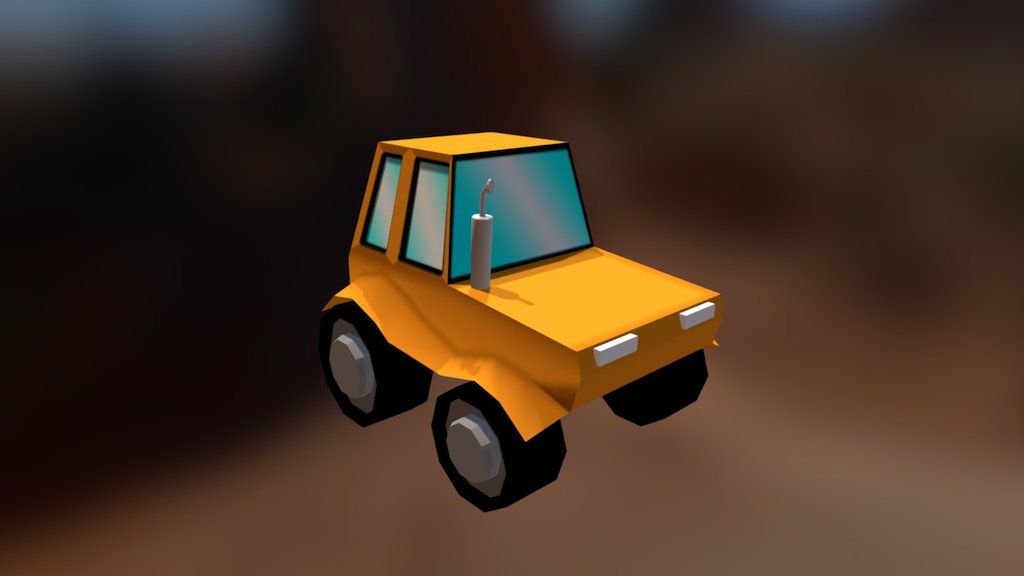 Bulldozer Game Model - 3D model by Kleyber Nacarat (@kleybernacarat ...