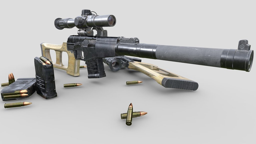 Weapons - A 3D model collection by Vasily Vladimirov (@TechStorm ...