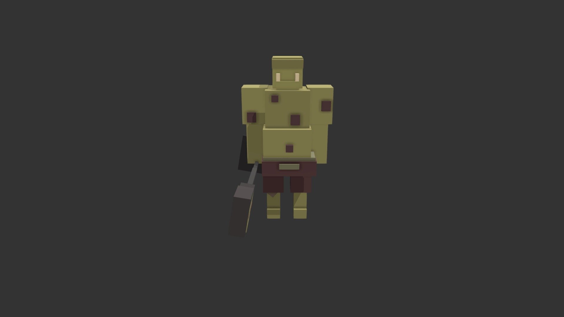 Gold Ogre - Download Free 3D model by fantasticfrontier [0fee7d8 ...