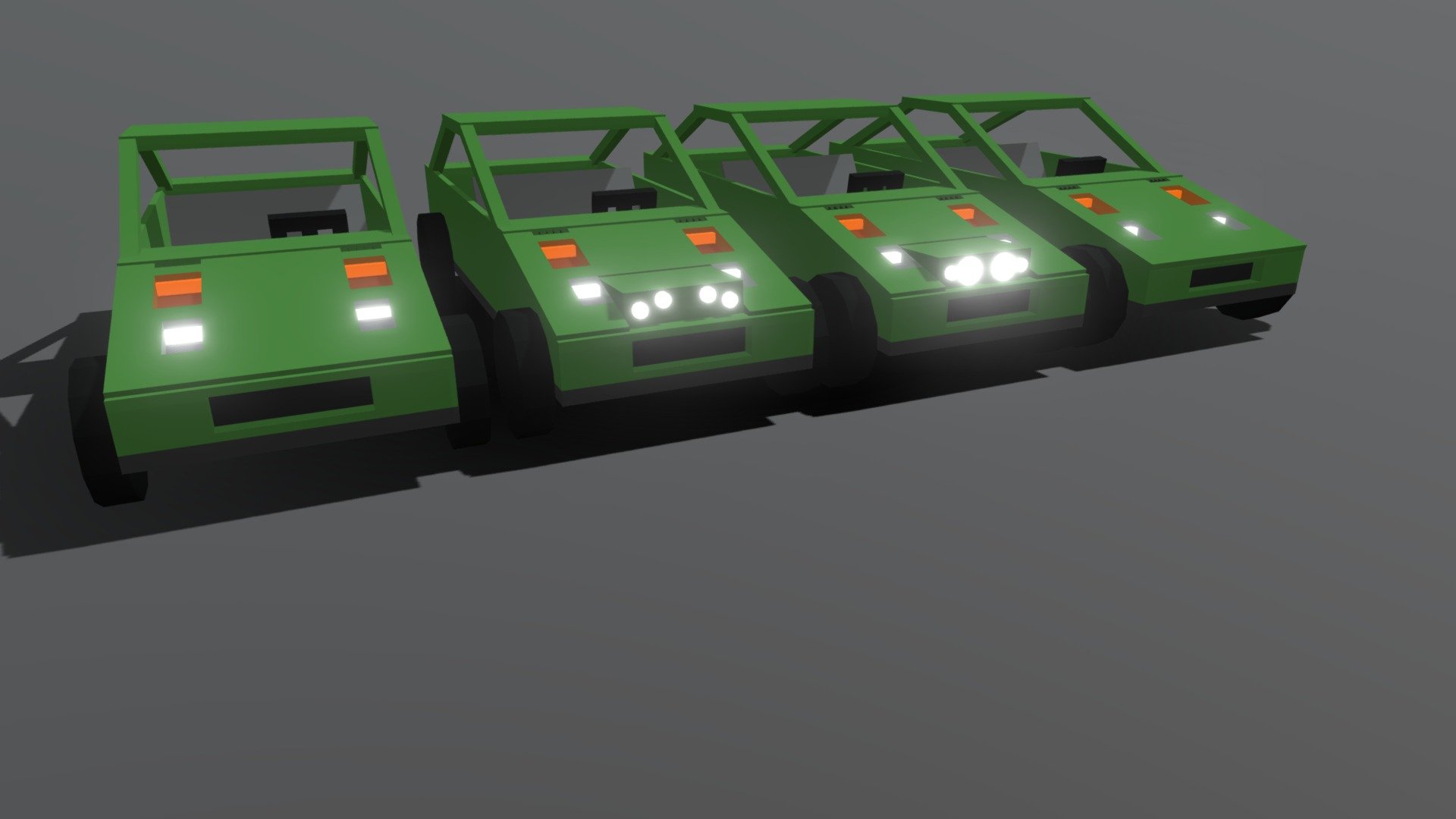 Sage-Green Car 1.2 (RB1,2,3,4) Car Pack - Download Free 3D model by ...
