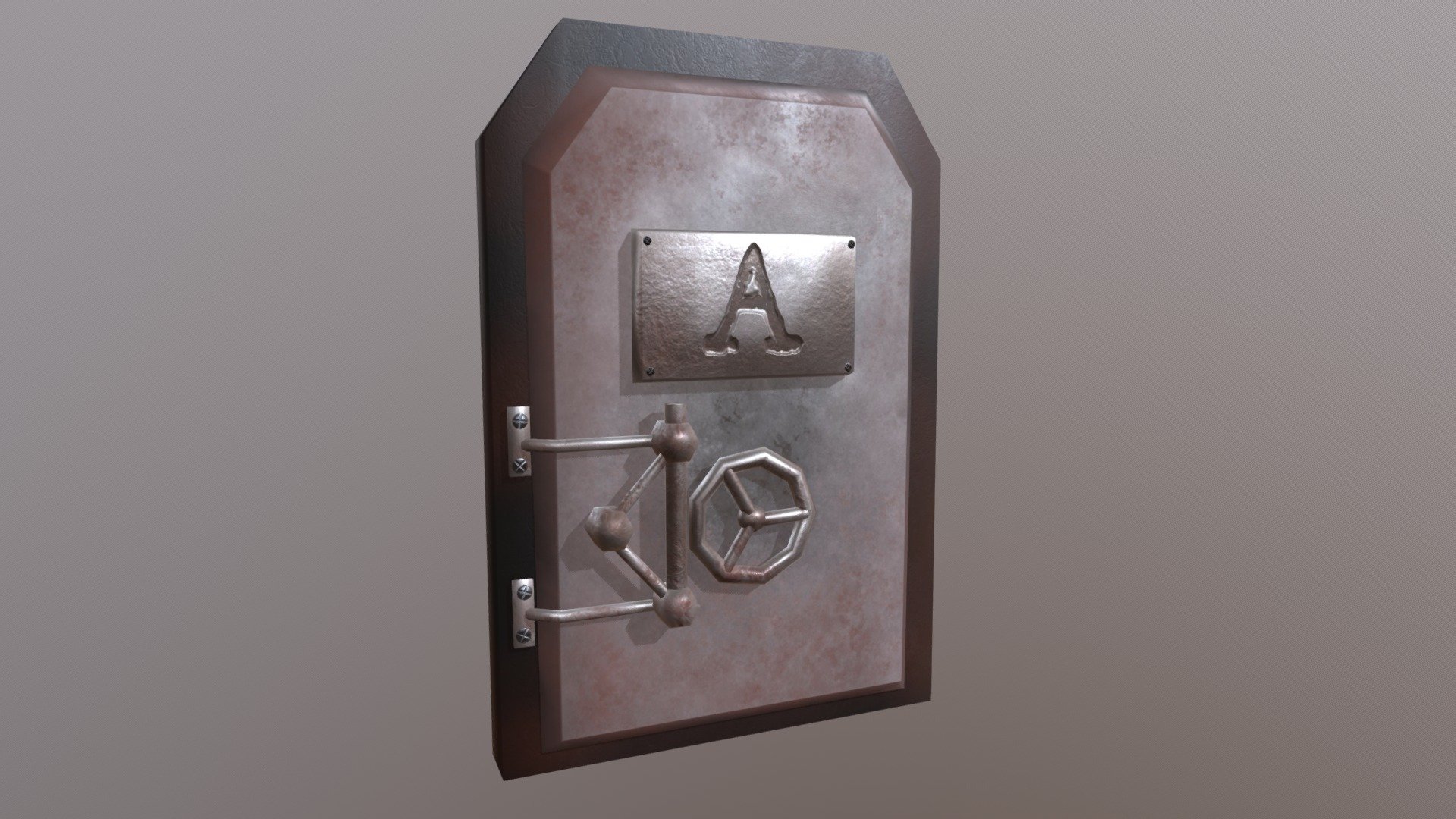 Metal Door - 3D model by Kugatsu Tsukai 3D Model Hub (@KugatsuT ...