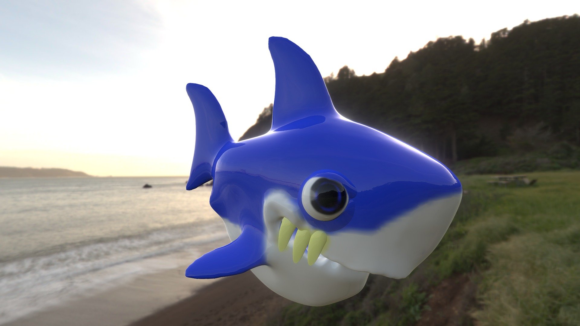 BLUE SHARK - Download Free 3D model by josebezerra151 (@samuraykl ...