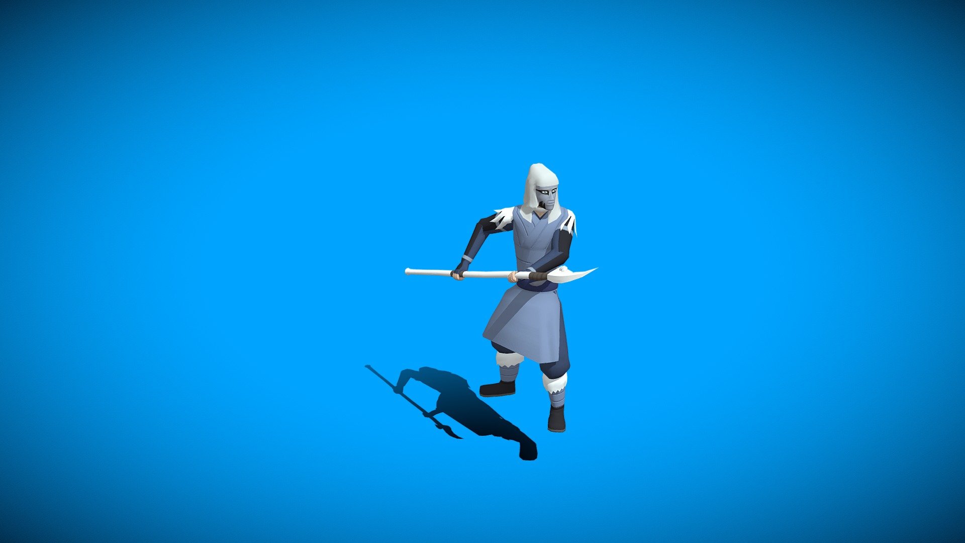 Water Tribe Warrior - 3D model by pyruvicacid [0ff5741] - Sketchfab
