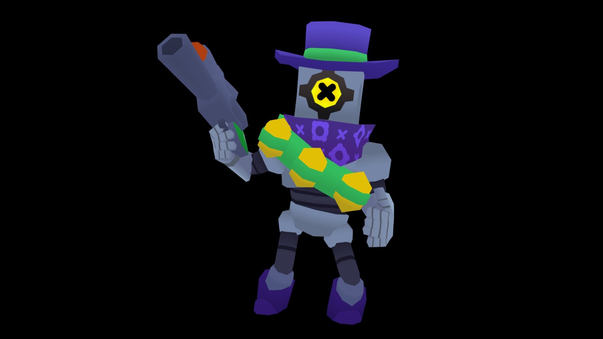 Stylized Ricochet - Brawl Stars - 3D model by rakushe4nik [0ff5c3e ...