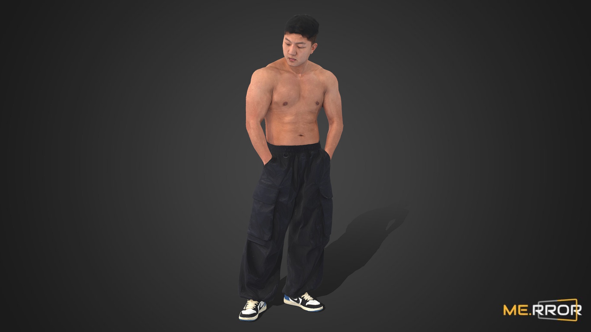 Asian Man Scan_Posed 2M poly - Buy Royalty Free 3D model by ME.RROR ...