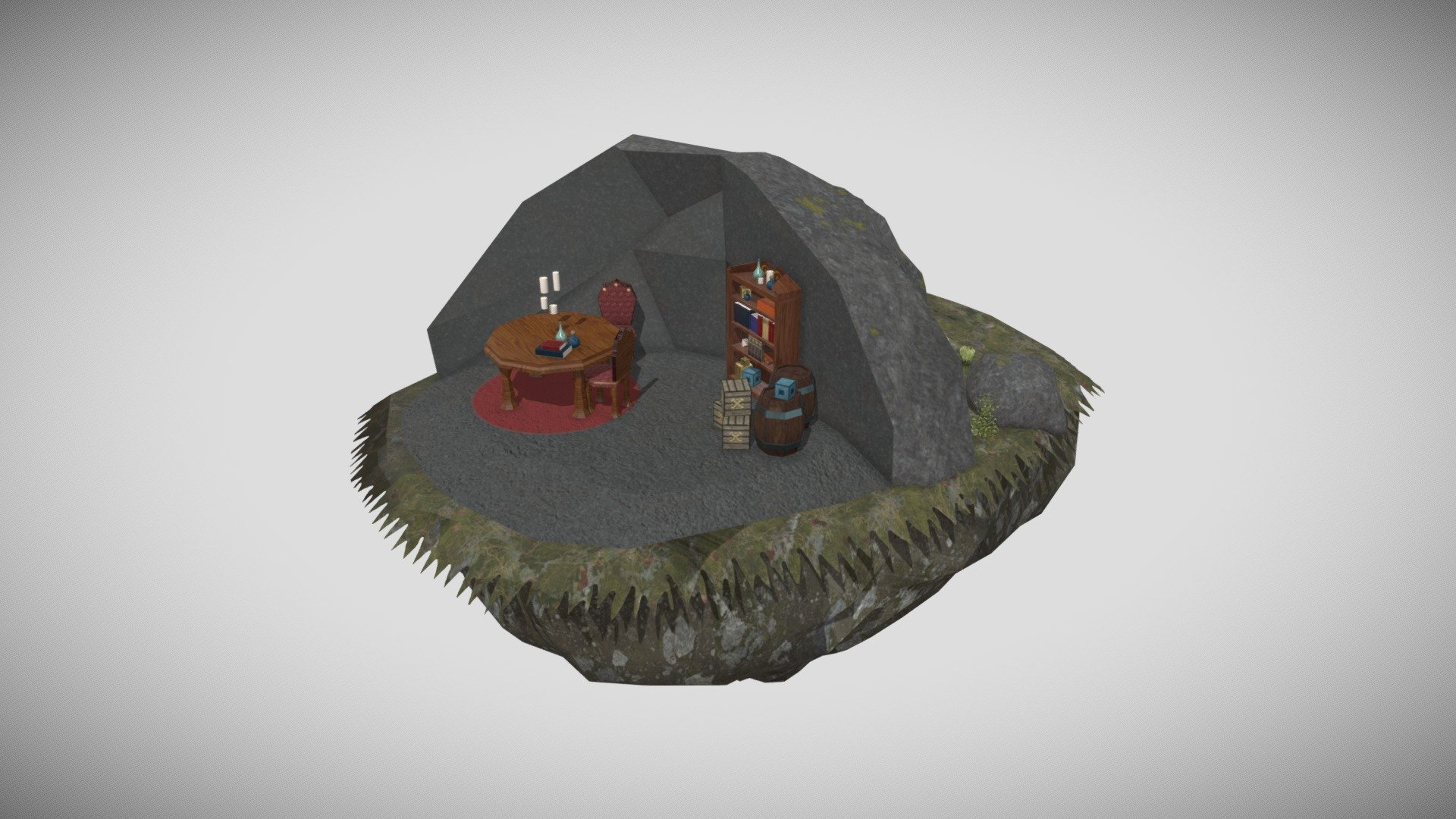 Wizard's Lair - Download Free 3D model by RSketcher [0ff8cd2] - Sketchfab