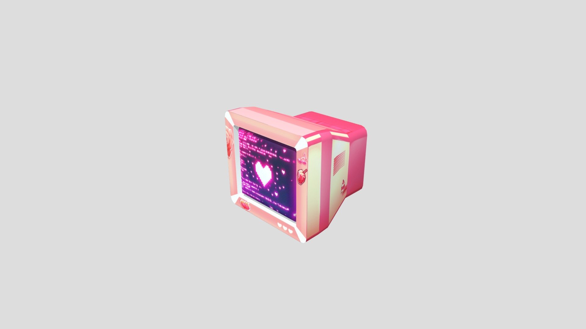 Lovecore computer monitor - Download Free 3D model by otaolaconstancio7 ...