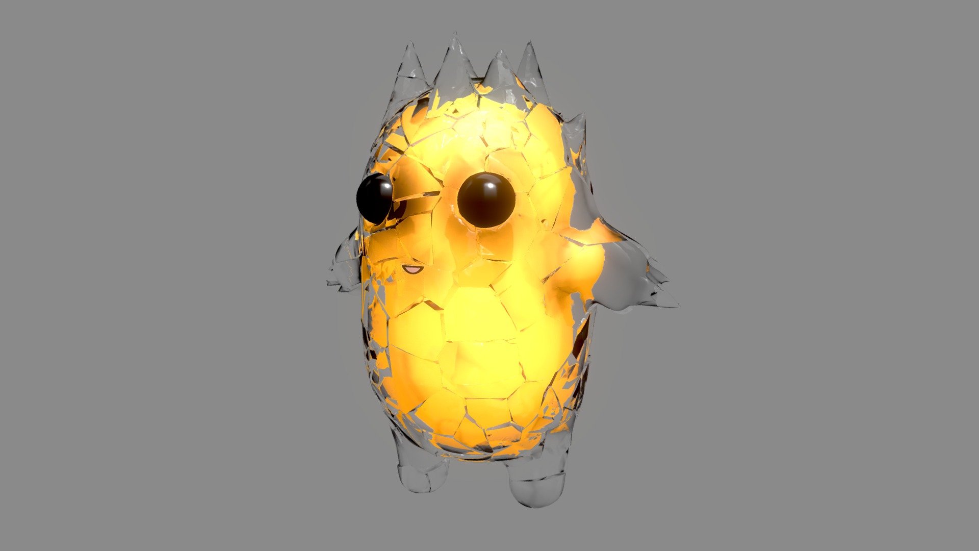 Crystal Baby Monster - Buy Royalty Free 3D model by Noonckat [0ffdc9f ...