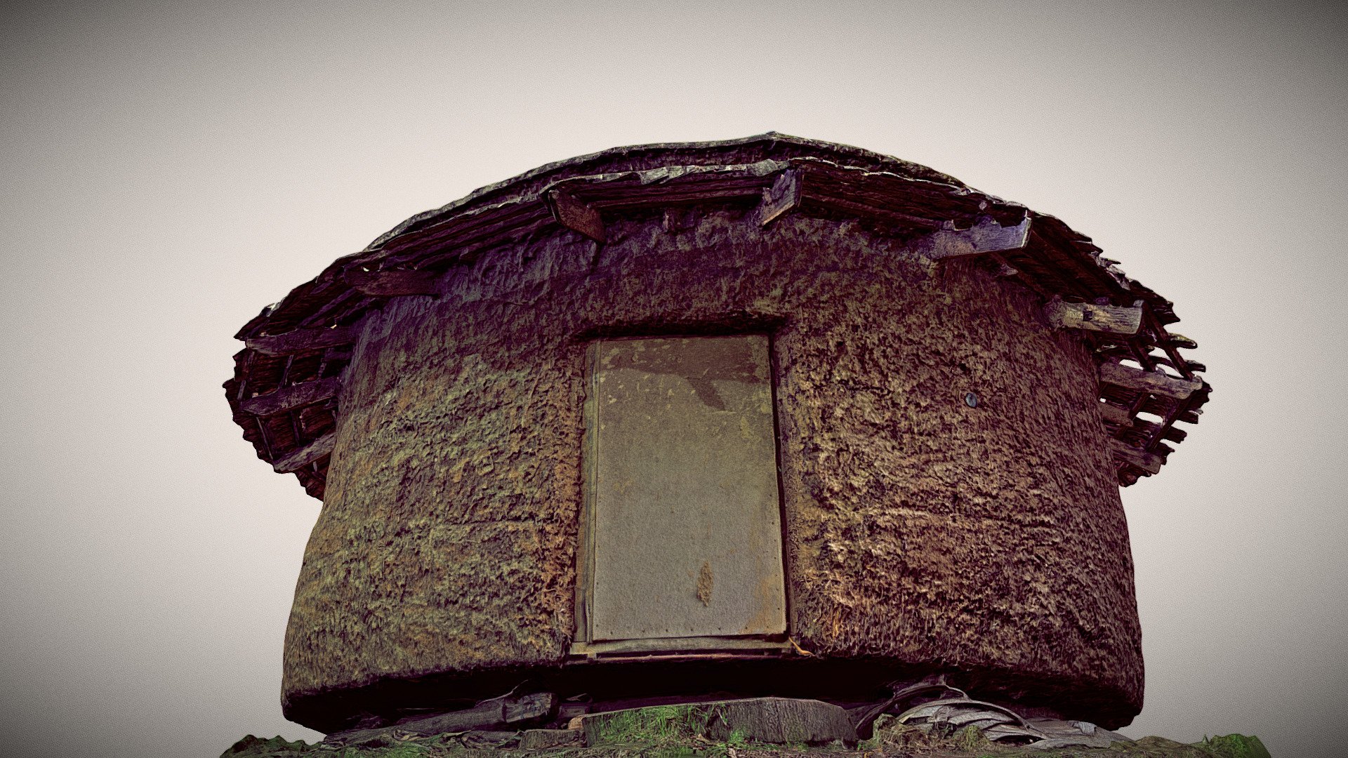 Little clay / straw house - 3D model by Mantas Talmantas (@mantasT ...