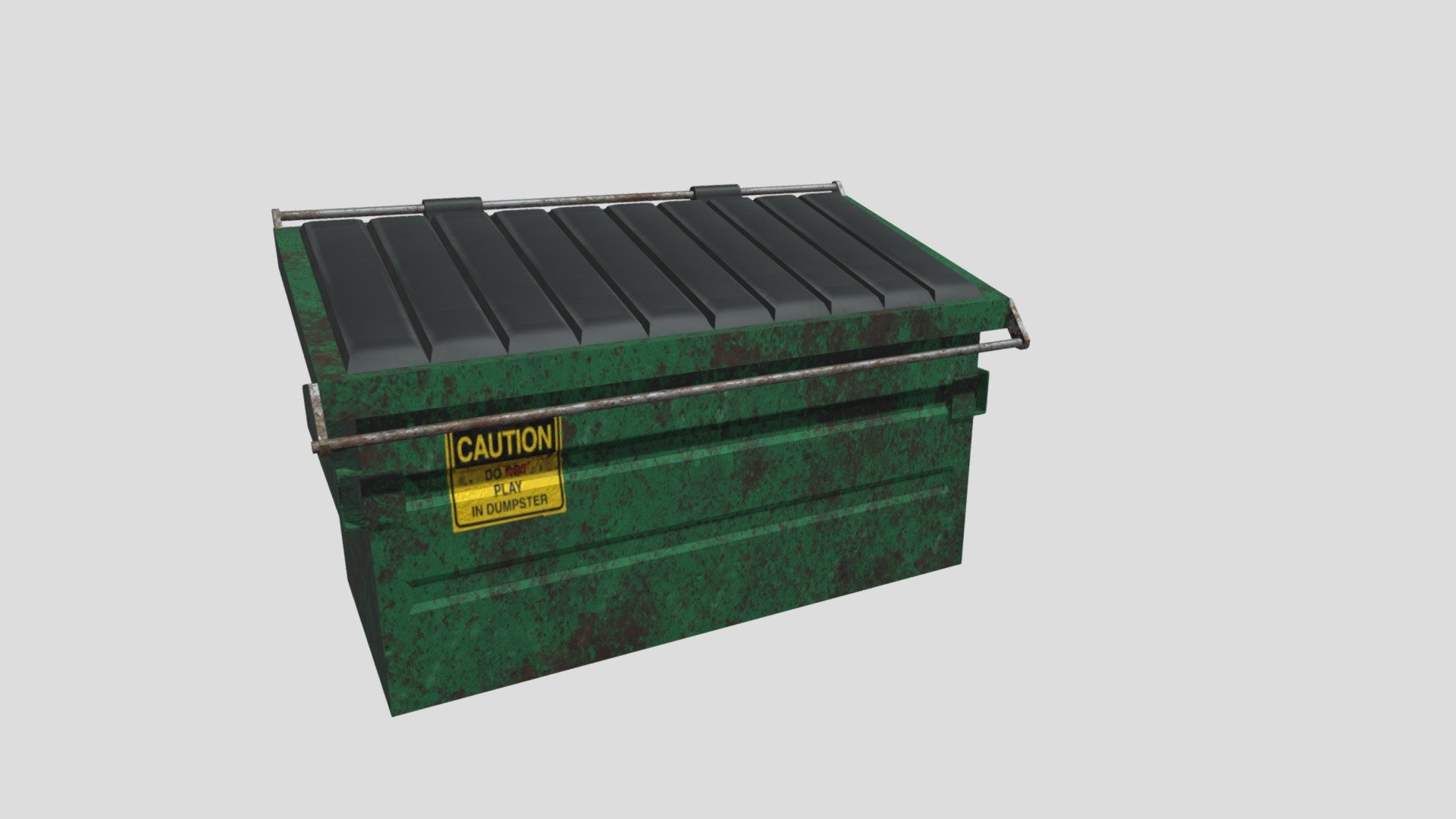 Rusted Dumpster - 3D model by Jaklucy [0fff811] - Sketchfab