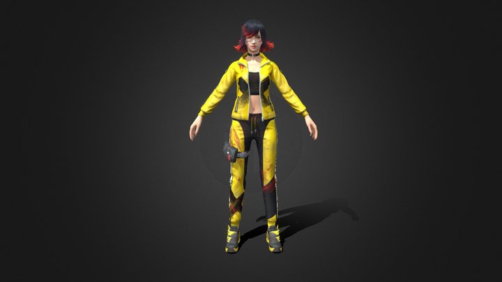 Freefirekelly3dmodel 3D models - Sketchfab