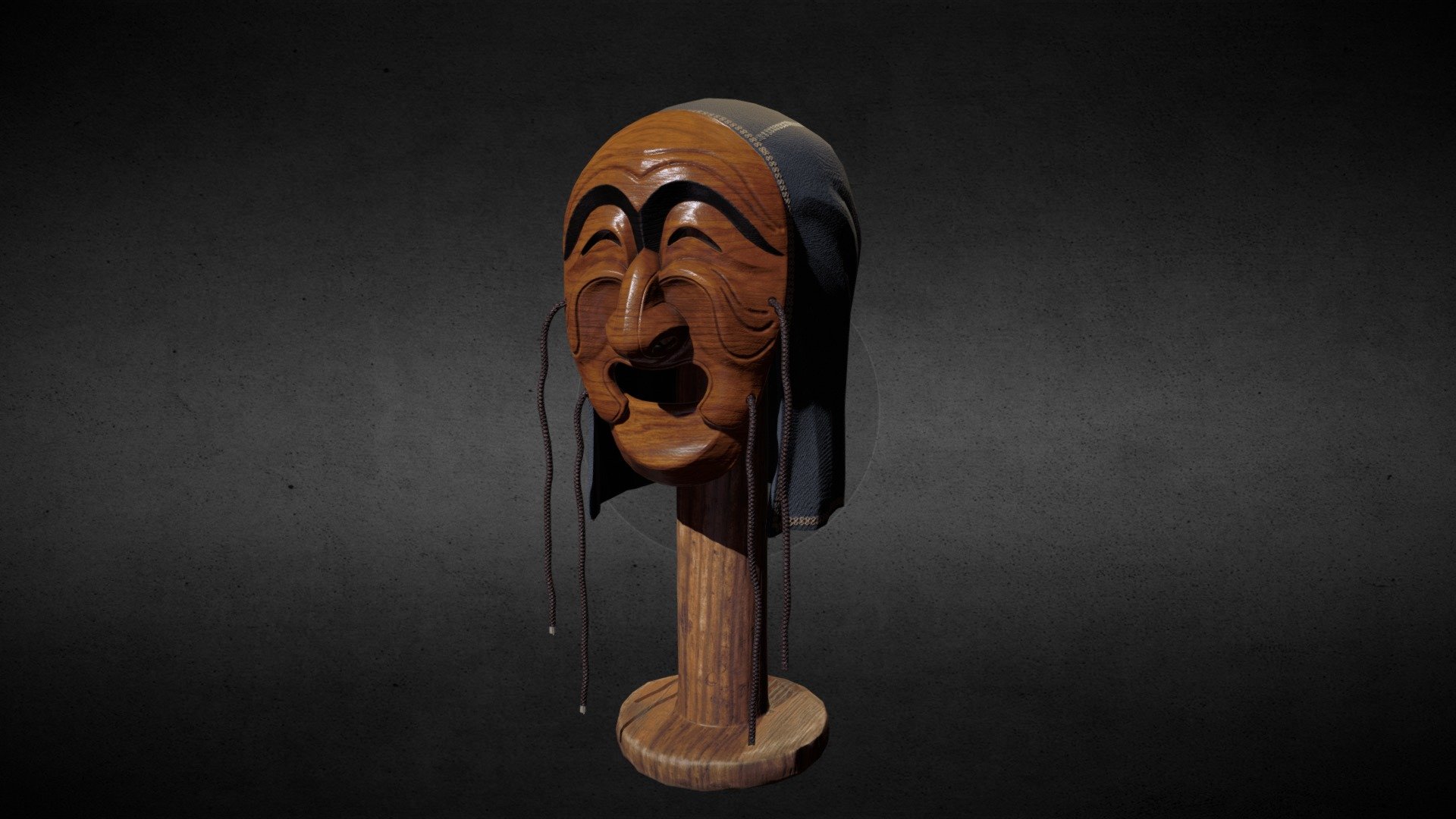 Tal 하회탈 - Korean traditional mask - 3D model by danielkim3d [1001390 ...