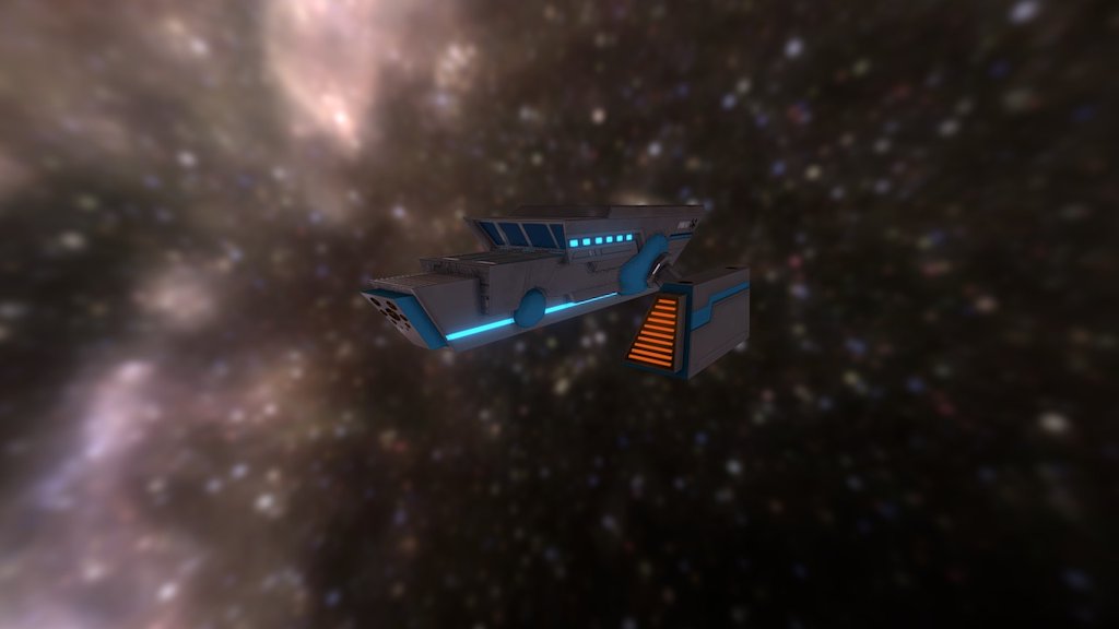 Spaceship - 3D model by Cilicou [1001d1f] - Sketchfab