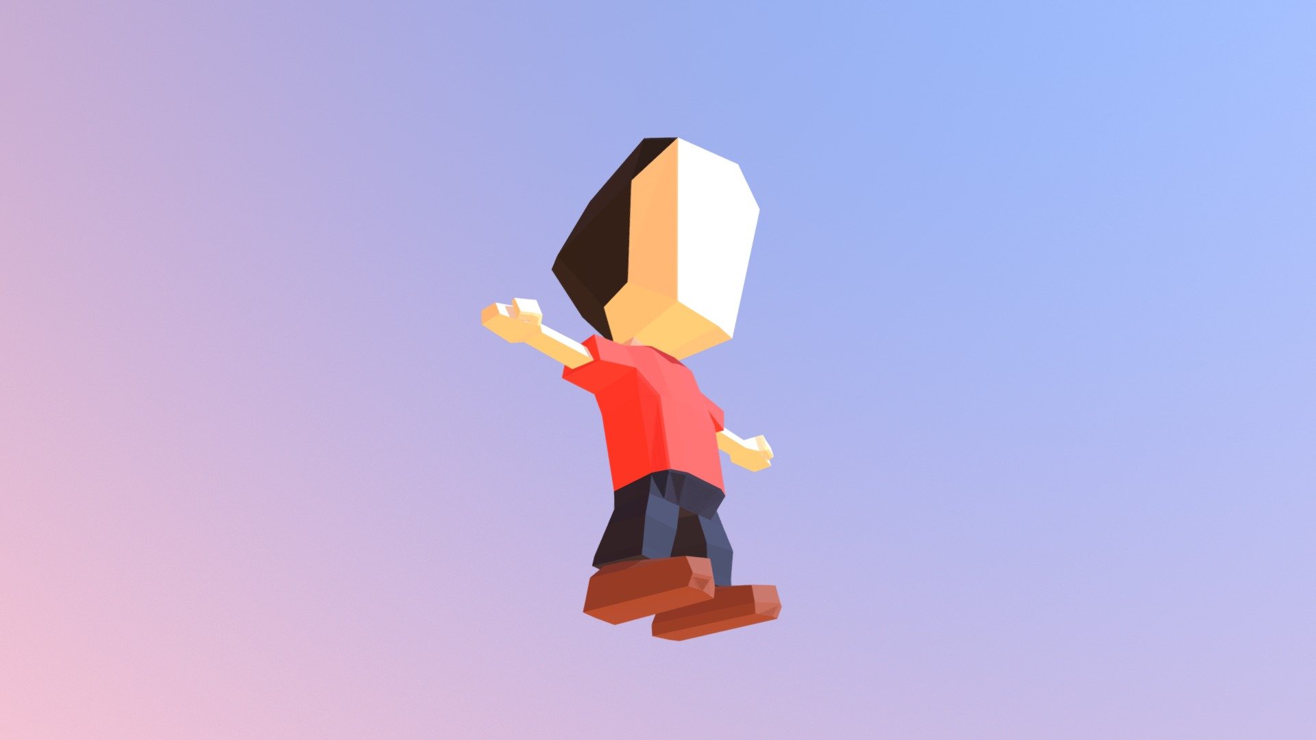 Low Poly Male - 3D model by Sani (@Shahabuddin.Sani) [1002871] - Sketchfab
