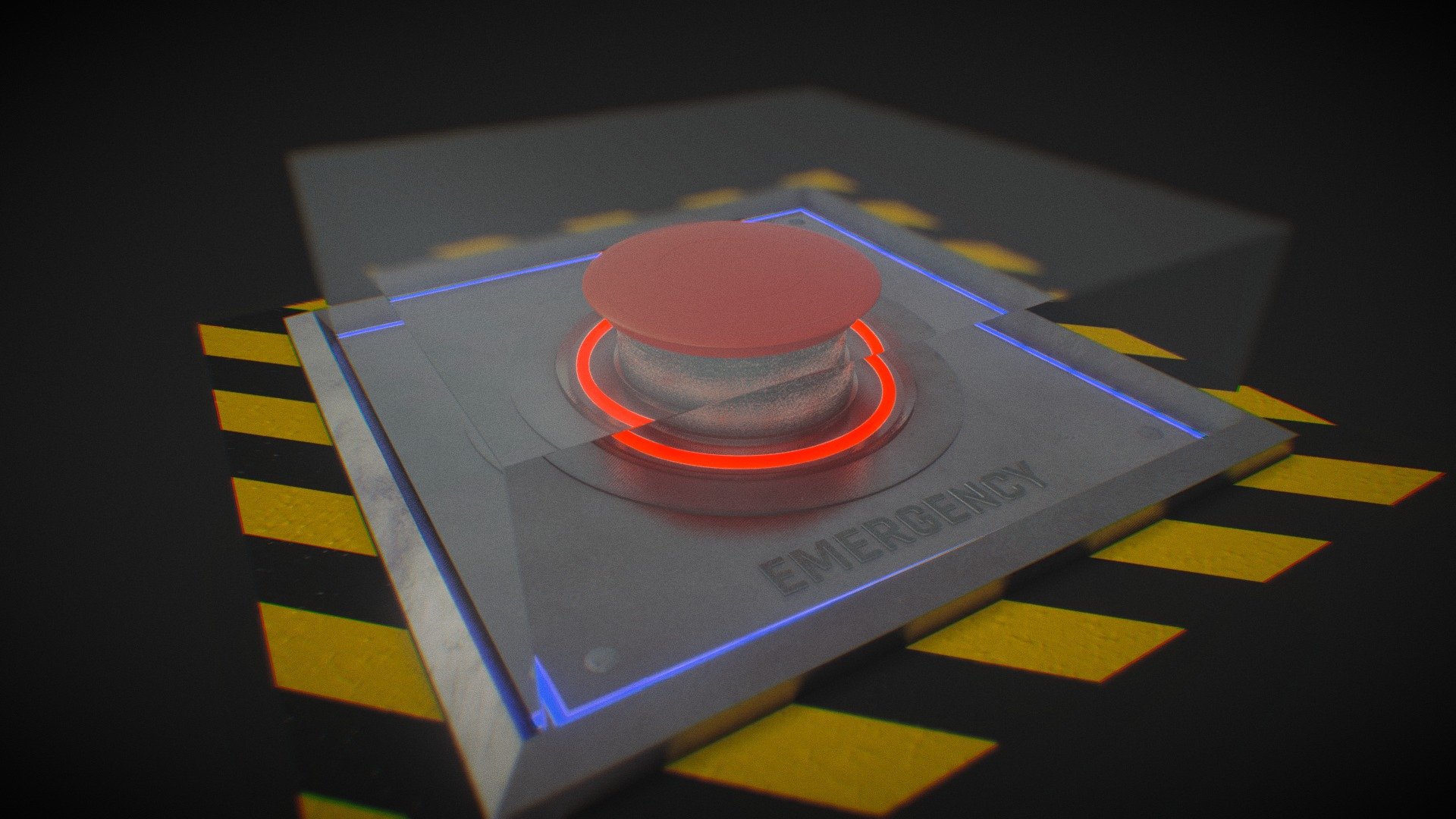 Emergency button - 3D model by rover1025 [10031cc] - Sketchfab