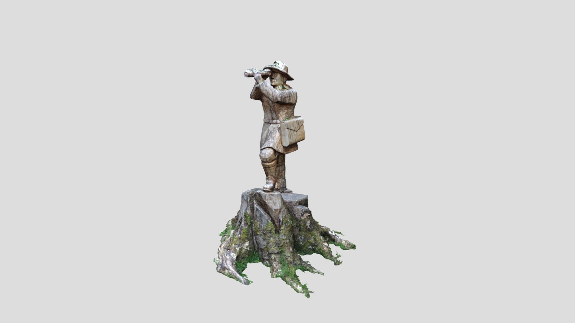 Wooden Explorer Sculpture - Download Free 3D model by dogpeach ...