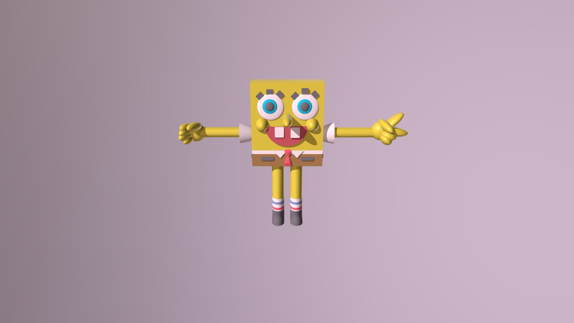 Samba Dancing spongebob - 3D model by viviana.duran.1 [100525a] - Sketchfab