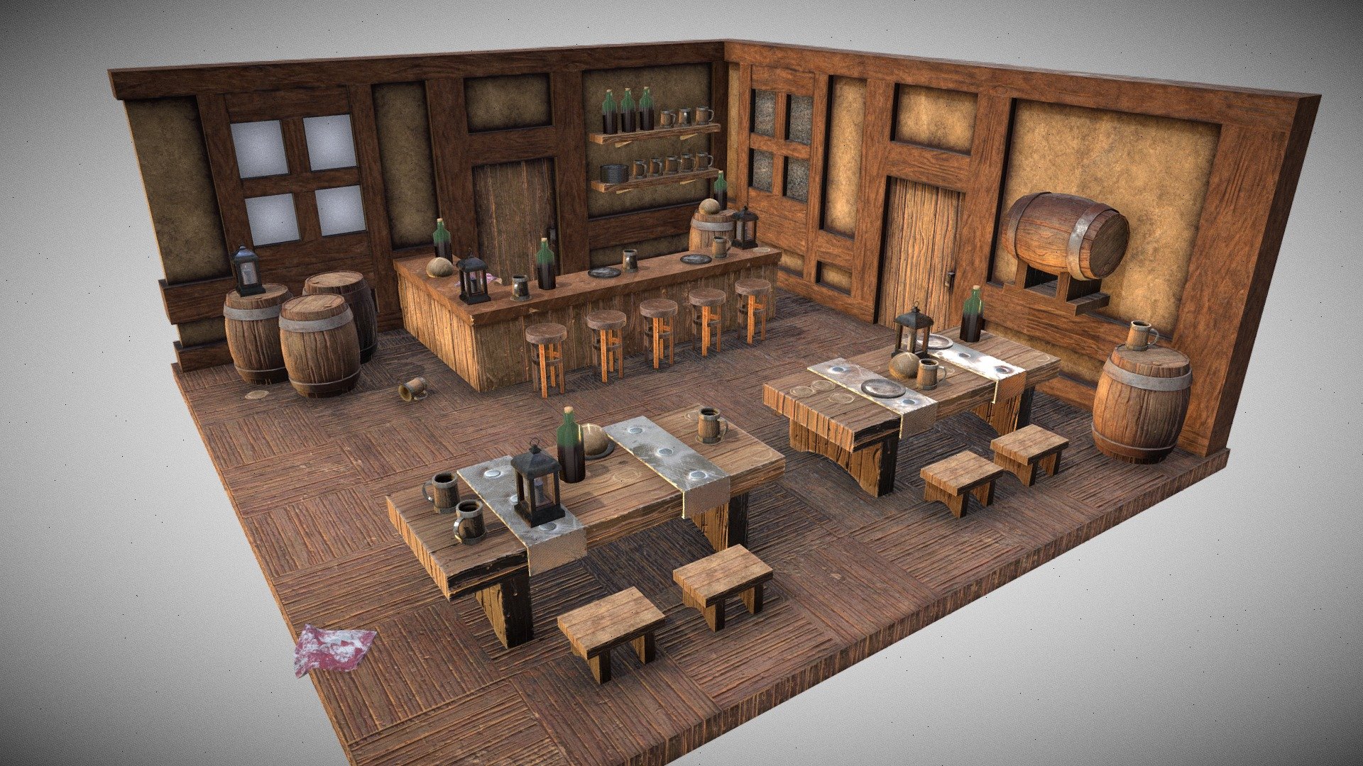 Fantasy Tavern Interior
