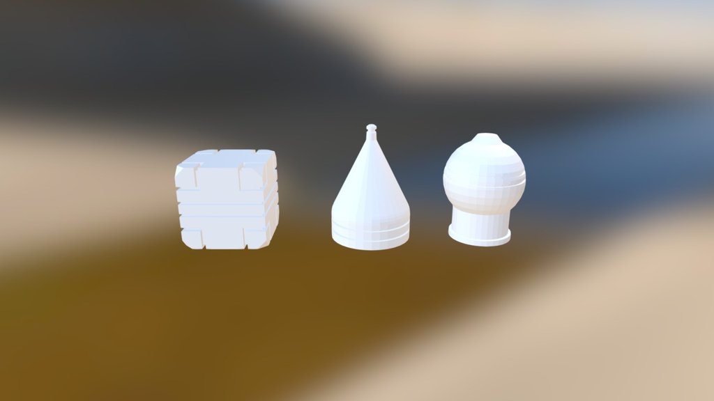 Mesh Modeling Excerise 01 - 3D model by jesse.akers [100690f] - Sketchfab