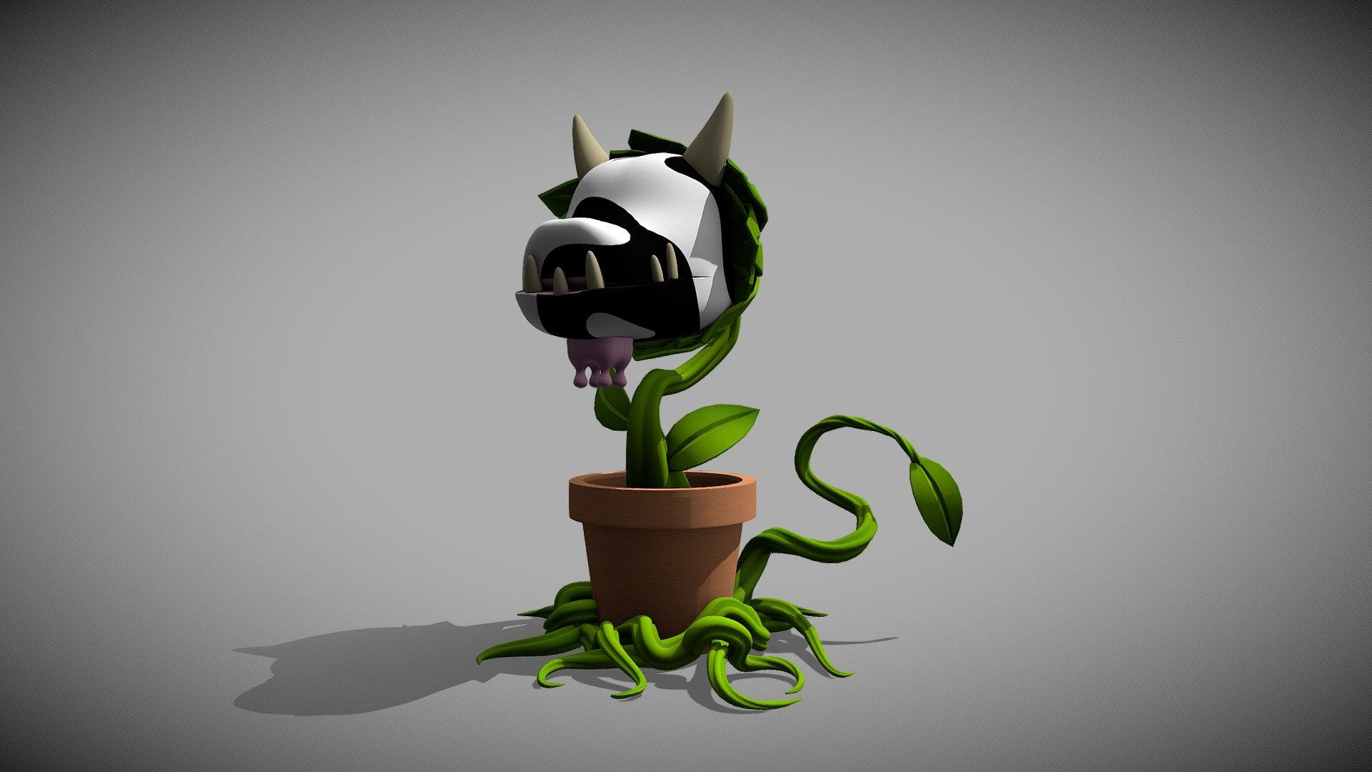 The Sims Cow Plant - 3D model by AleJuFra [1006e58] - Sketchfab