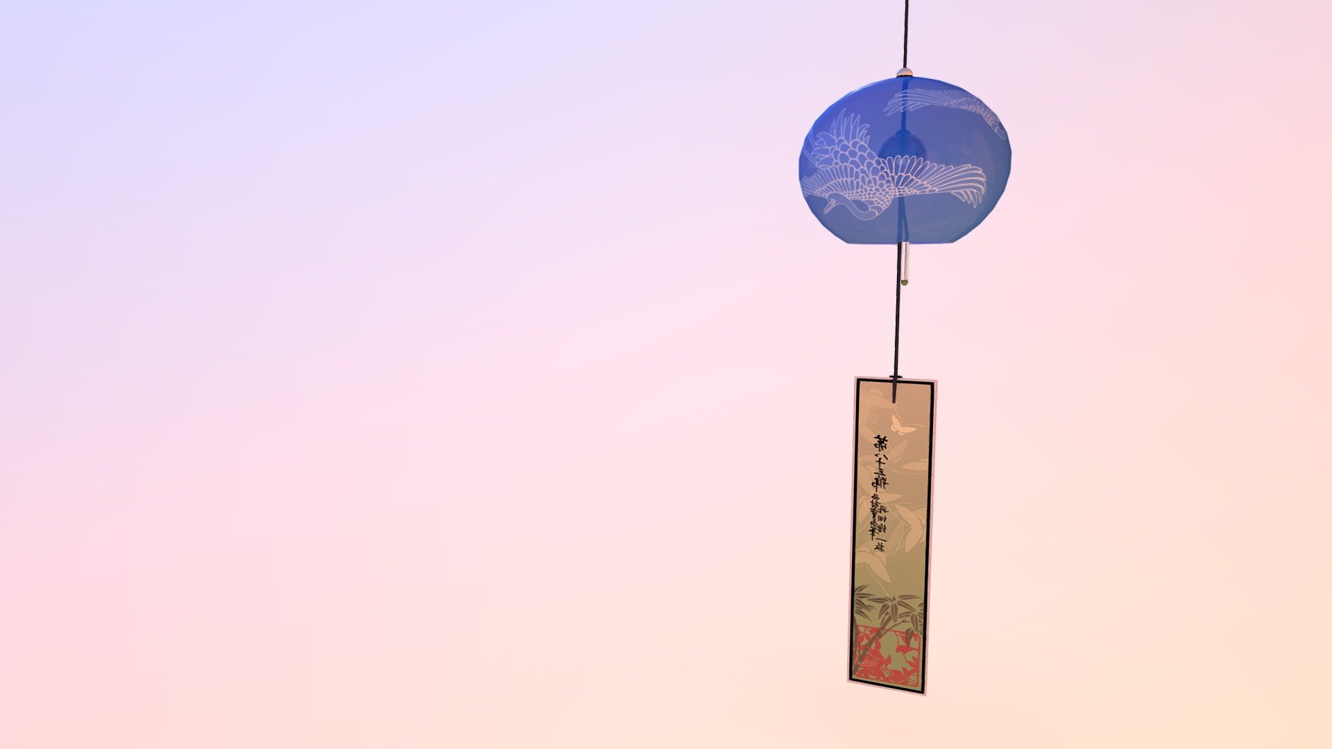 Japanese handmade chime - 3D model by picmansmodel [10091ec] - Sketchfab