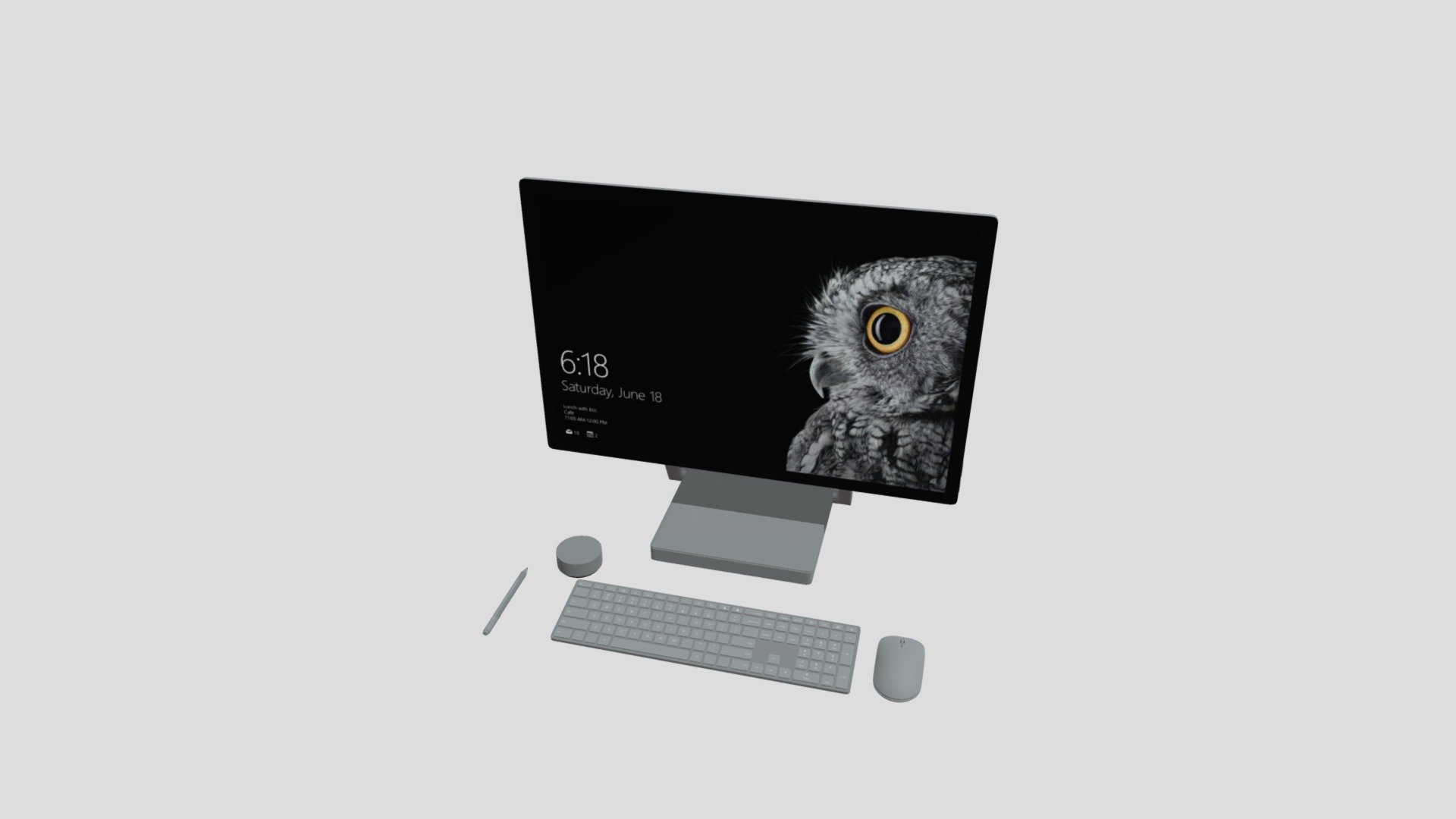 Surface Studio - 3D model by johnmarkcausin [100988d] - Sketchfab