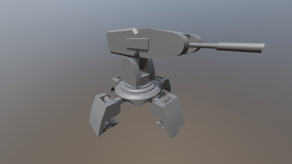 Hi Res - Auto Turret - 3D model by Reiyume_Yukiko [1009eb4] - Sketchfab
