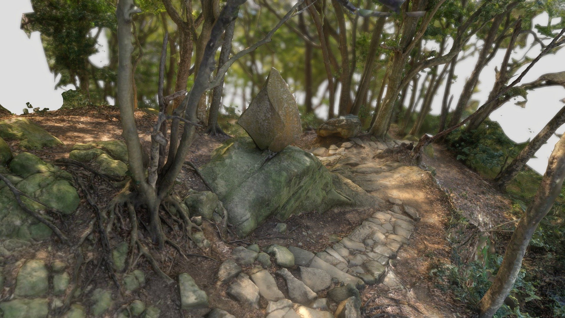 Stone-paved Mountain Road - 3D model by STUDIO DUCKBILL ...