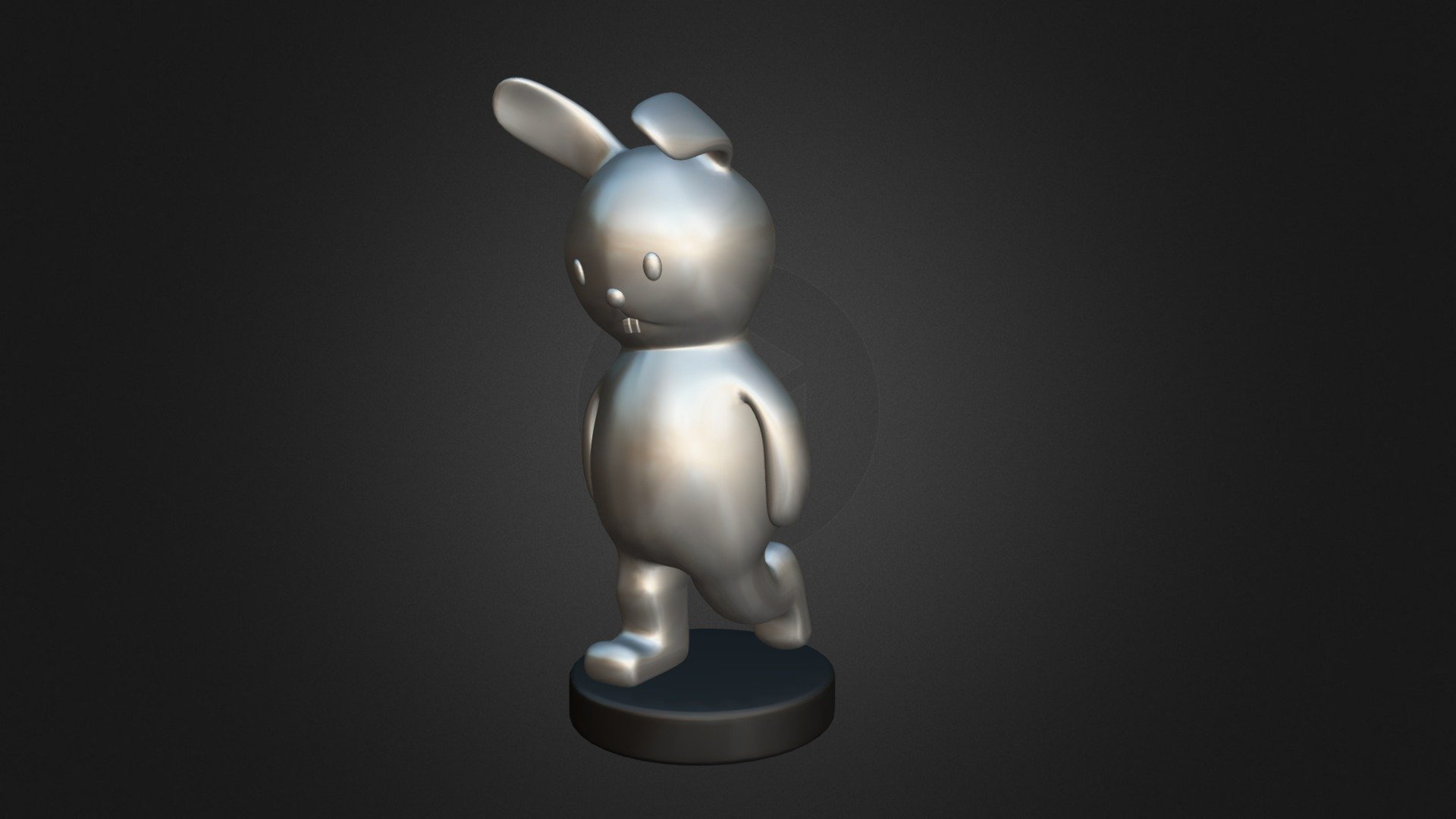 Metal rabbit - 3D model by xiaohuihuihaha [100bc21] - Sketchfab