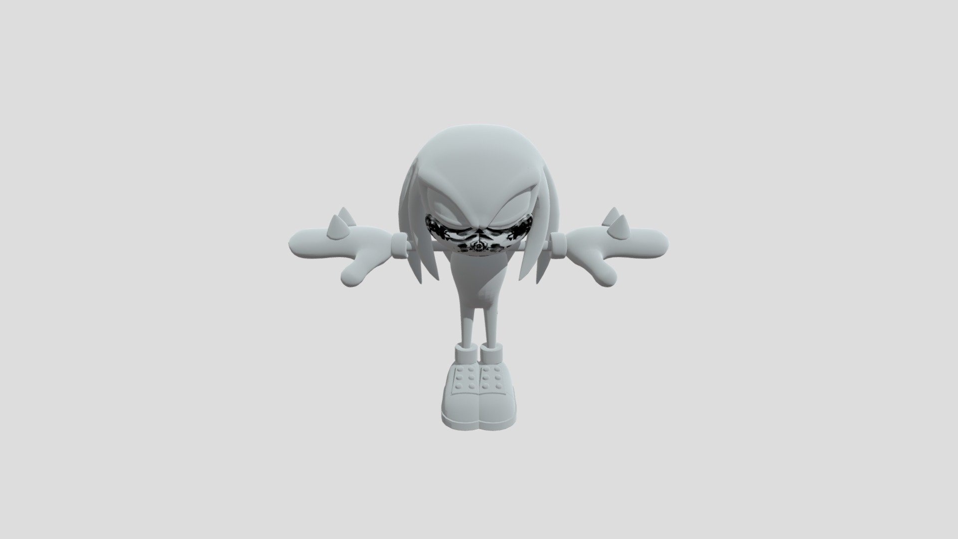 PC Computer - Sonic Superstars - Knuckles - Download Free 3D model by ...