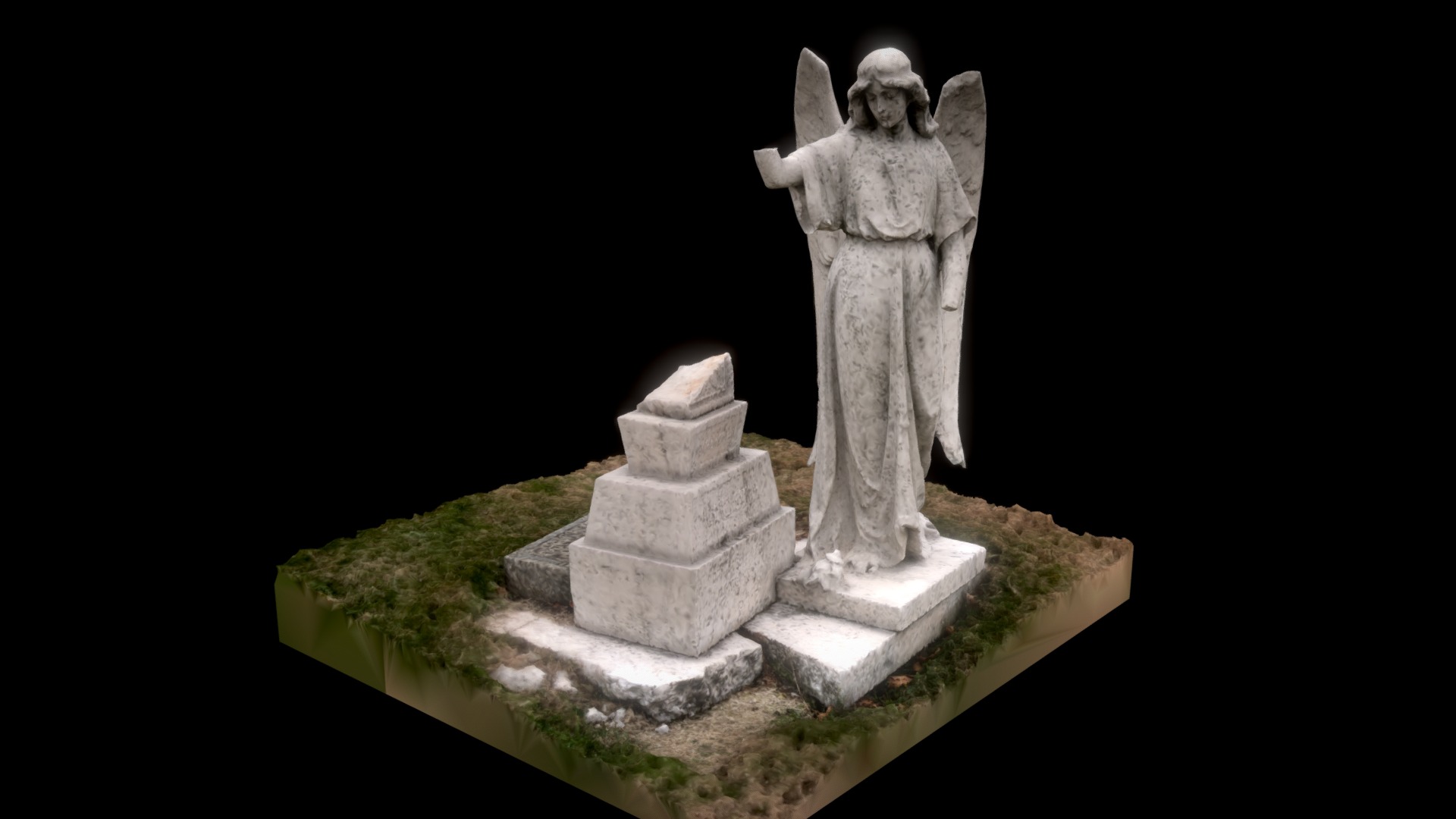 Cemetary sculpture 12_29_simplify - Download Free 3D model by Chris ...