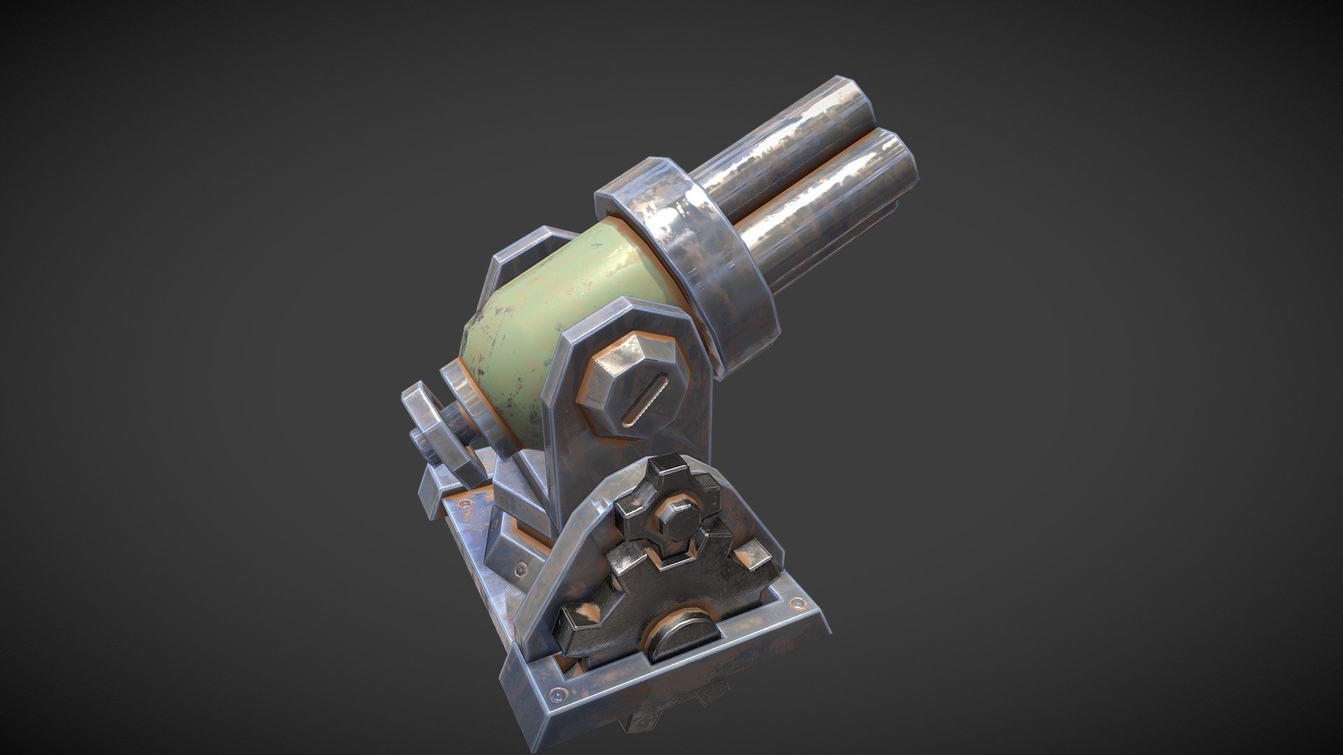 Turret - 3D model by clon6767 [100e00f] - Sketchfab