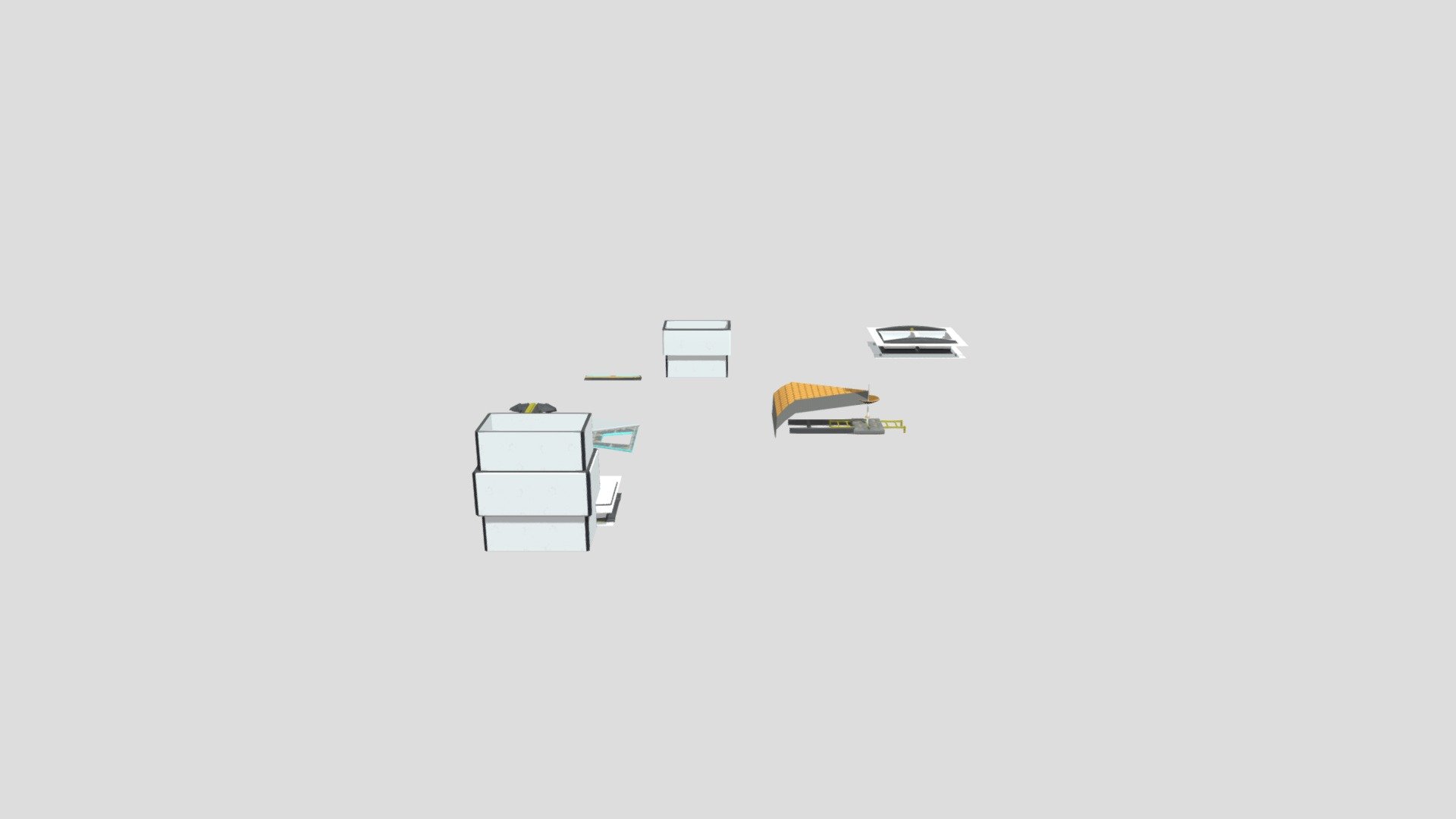 Space Station Modular Props - 3D model by jackboland [101071b] - Sketchfab