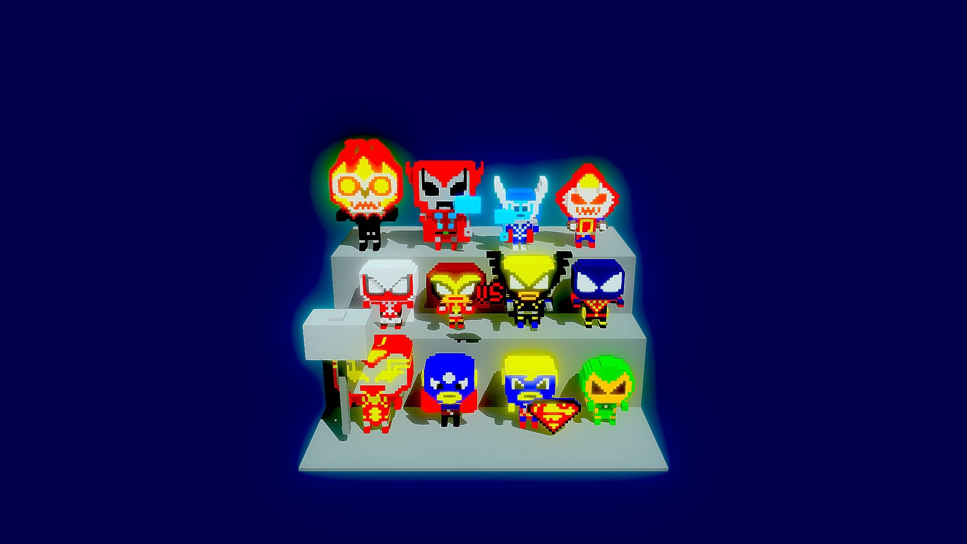 Warp World vs Amalgam Universe - Download Free 3D model by ...