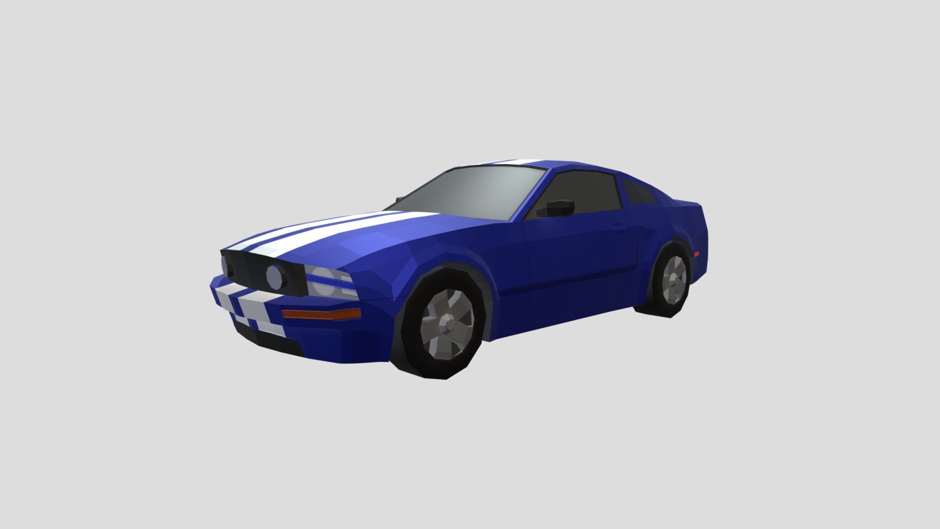 Ford Mustang 2005 LowPoly - Download Free 3D model by rmillerecho ...