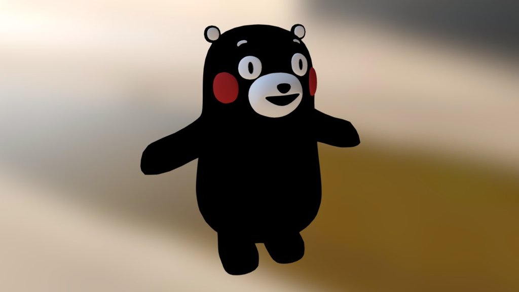 KUMAMON - 3D model by shoyonn [1015725] - Sketchfab
