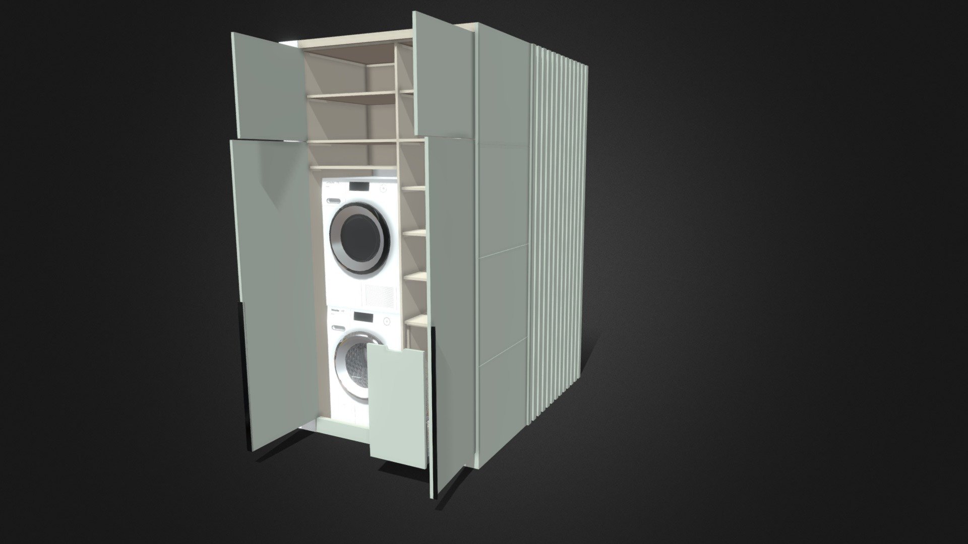 Laundry сabinet - Download Free 3D model by saintkastiell [1015e07 ...