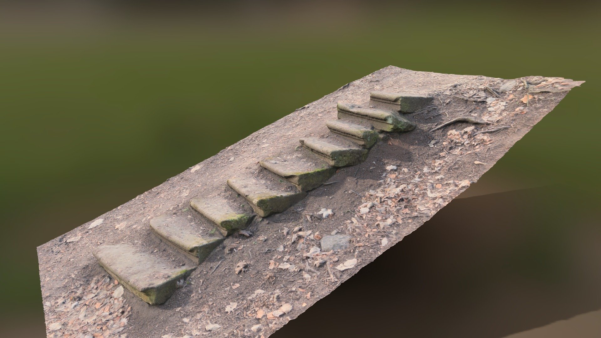 Old stone stairs - Download Free 3D model by vincurek.f [101651f ...